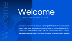 Professional Welcome PPT and Google Slides Template