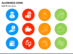 Allowance Icons for PowerPoint and Google Slides - PPT Slides