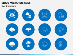 Cloud Migration Icons for PowerPoint and Google Slides - PPT Slides