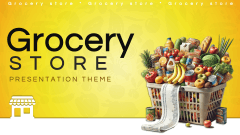Grocery Store Theme for PowerPoint and Google Slides - PPT Slides