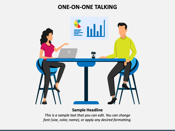One-on-One Talking Illustration for PowerPoint and Google Slides - PPT ...