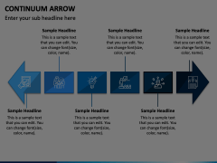 Continuum Arrow for PowerPoint and Google Slides - PPT Slides