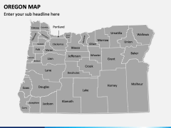Oregon Map for PowerPoint and Google Slides - PPT Slides