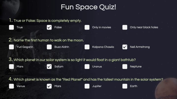 Space Exploration Class PowerPoint and Google Slides Template - PPT Slides