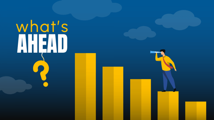 What's Ahead PowerPoint and Google Slides Template - PPT Slides