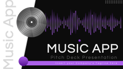 Music App Pitch Deck for PowerPoint and Google Slides - PPT Slides