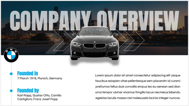Free - BMW Case Study PowerPoint and Google Slides Template - PPT Slides