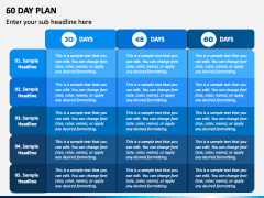 60 Day Plan PowerPoint Template and Google Slides Theme