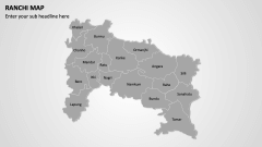 Ranchi Map for PowerPoint and Google Slides - PPT Slides