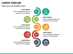 Career Timeline PowerPoint Template | SketchBubble