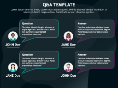 Q&A Presentation Template for PowerPoint and Google Slides - PPT Slides
