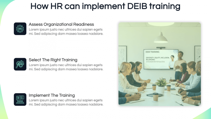 DEIB Training PowerPoint and Google Slides Template - PPT Slides