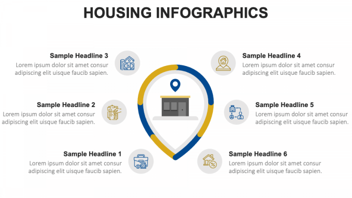 Housing Infographics for PowerPoint and Google Slides Template - PPT Slides