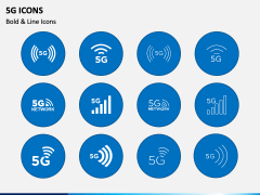 5G Icons for PowerPoint and Google Slides - PPT Slides
