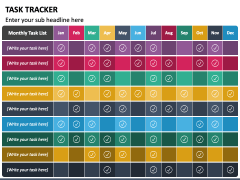 Task Tracker PowerPoint and Google Slides Template - PPT Slides