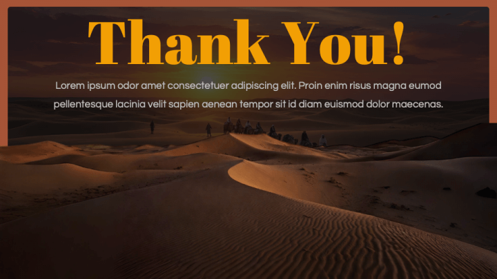 Free - Sahara Desert Theme for PowerPoint and Google Slides - PPT Slides