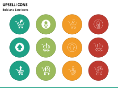 Upsell Icons for PowerPoint and Google Slides - PPT Slides