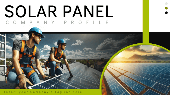 Solar Panel Company Profile PowerPoint and Google Slides Template - PPT ...