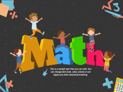 Free - Math Presentation Theme For Elementary - PowerPoint Template and ...