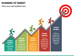 Running to Target PowerPoint and Google Slides Template - PPT Slides