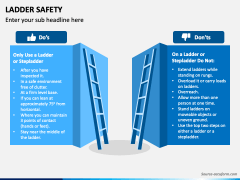Ladder Safety PowerPoint and Google Slides Template - PPT Slides