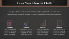 Creative Blackboard Theme for PowerPoint and Google Slides Template ...