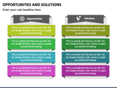 Opportunities and Solutions PowerPoint and Google Slides Template - PPT ...