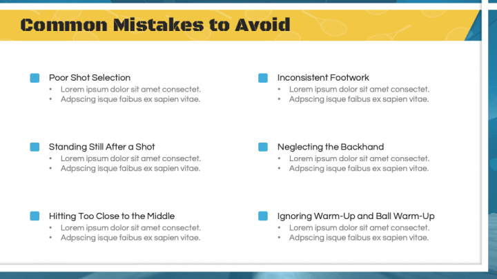 Free - Squash Theme for PowerPoint and Google Slides - PPT Slides