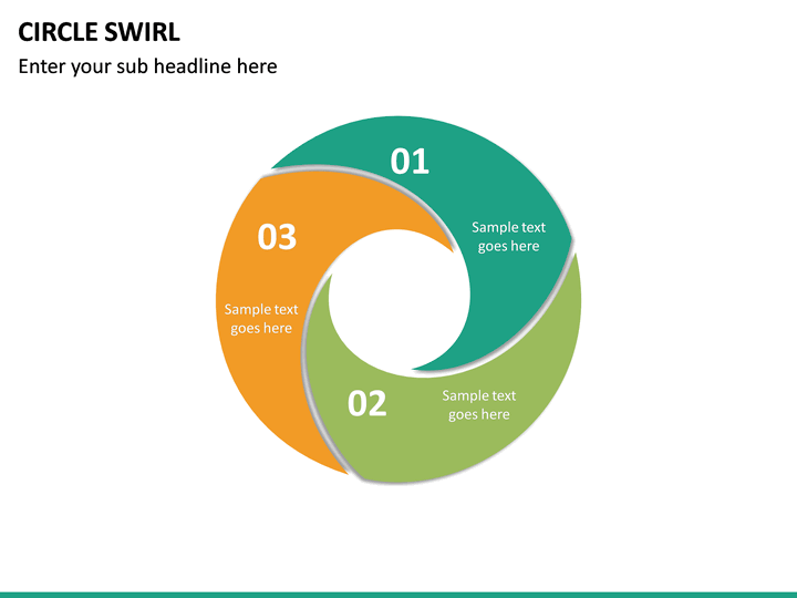 Circle Swirl PowerPoint Template | SketchBubble