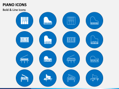 Piano Icons for PowerPoint and Google Slides - PPT Slides