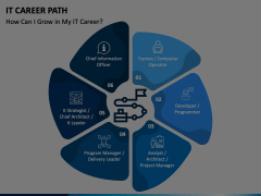 IT Career Path PowerPoint and Google Slides Template - PPT Slides