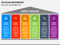 Six Pillar Infographic PowerPoint Template and Google Slides Theme