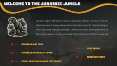 Free - Jurassic Park Theme for PowerPoint and Google Slides - PPT Slides