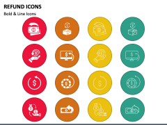 Refund Icons for PowerPoint and Google Slides - PPT Slides