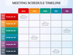 Meeting Schedule Timeline PowerPoint and Google Slides Template - PPT ...
