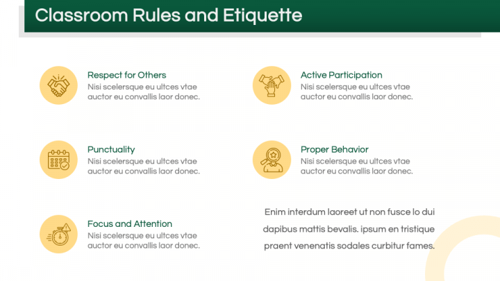 Free - Class Orientation PowerPoint and Google Slides Template - PPT Slides