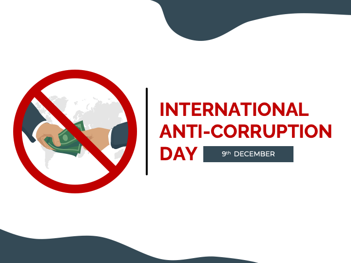 Free - International Anti-Corruption Day PowerPoint Template and Google Slides Theme