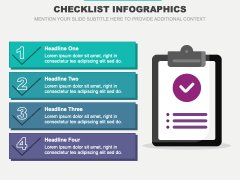 Checklist Infographics for PowerPoint and Google Slides