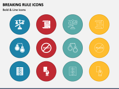 Breaking Rule Icons for PowerPoint and Google Slides - PPT Slides
