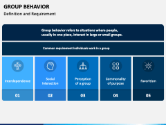 Group Behavior PowerPoint and Google Slides Template - PPT Slides