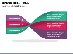 Braid of Three Things PowerPoint and Google Slides Template - PPT Slides