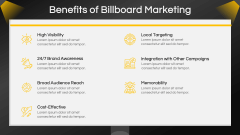 Billboard Marketing PowerPoint and Google Slides Template - PPT Slides