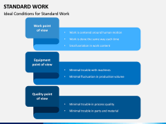 Standard Work PowerPoint and Google Slides Template - PPT Slides