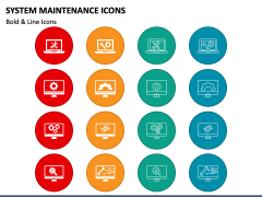 System Maintenance Icons for PowerPoint and Google Slides - PPT Slides