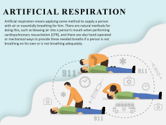 Artificial Respiration PowerPoint and Google Slides Template - PPT Slides