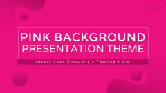 Pink Background Theme for PowerPoint and Google Slides - PPT Slides