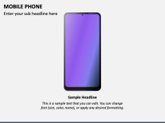 Mobile Phone Graphics for PowerPoint and Google Slides - PPT Slides