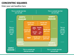 Concentric Squares PowerPoint Template - PPT Slides