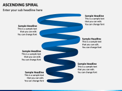 Ascending Spiral PowerPoint and Google Slides Template - PPT Slides