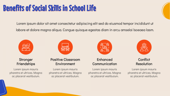 Free - Social Skills in School PowerPoint and Google Slides Template ...